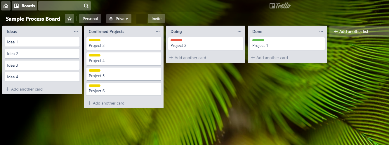 Trello-screenshot-process-board - Onebooth