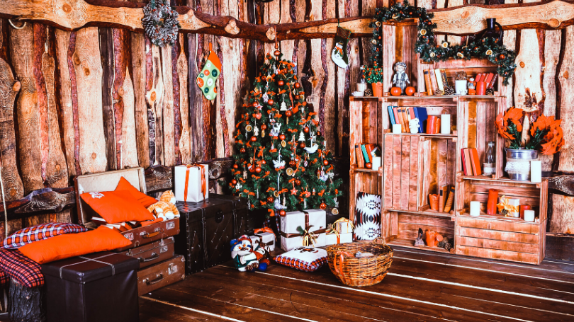 DIY Photo Booth Backdrops Rock Out At Christmas